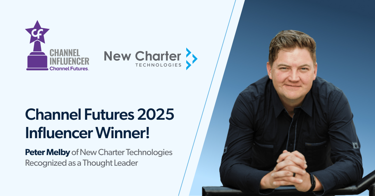 New Charter Technologies Wins 2025 Channel Influencer Award