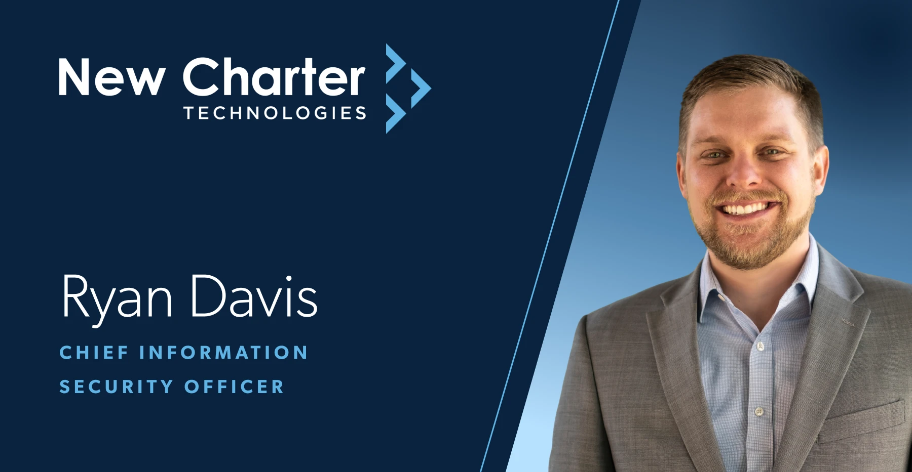 New Charter Technologies announces Ryan Davis as CISO Leader